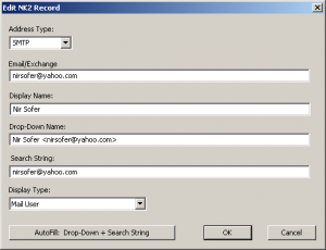 NirBlog » Blog Archive » New editor for AutoComplete file (.nk2) of Outlook